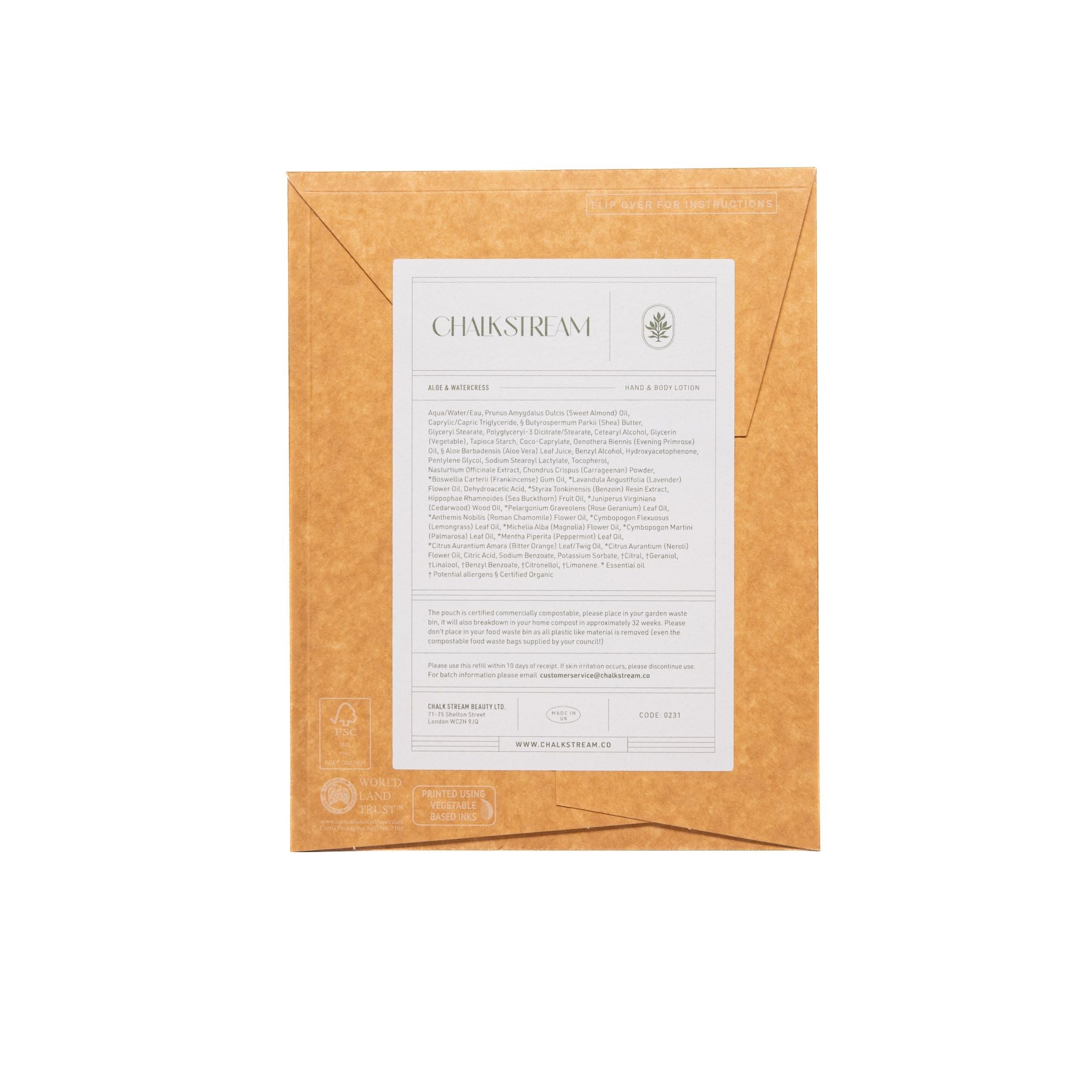 Aloe & Watercress Hand & Body Lotion – Chalk Stream