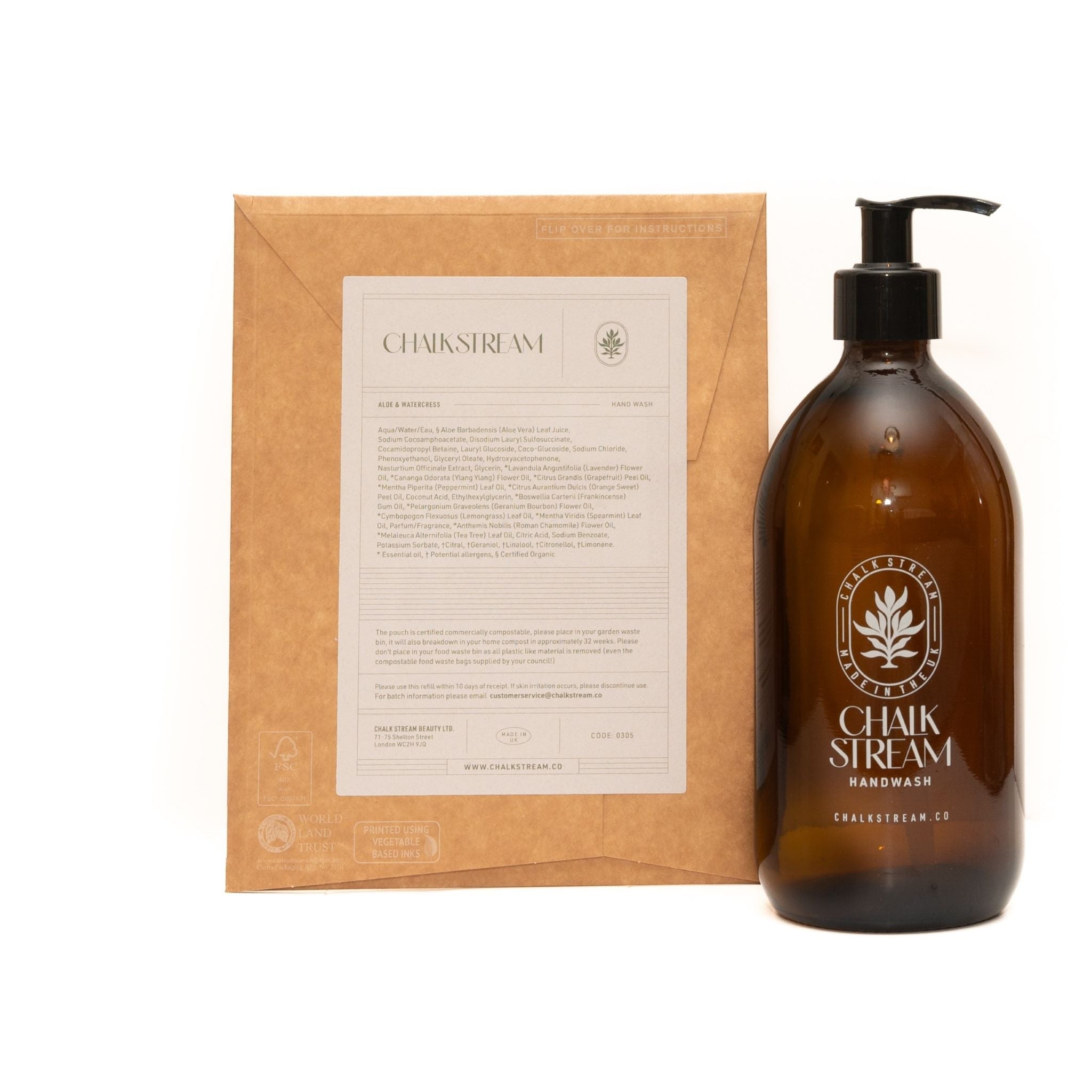 Aloe & Watercress Hand wash – Chalk Stream