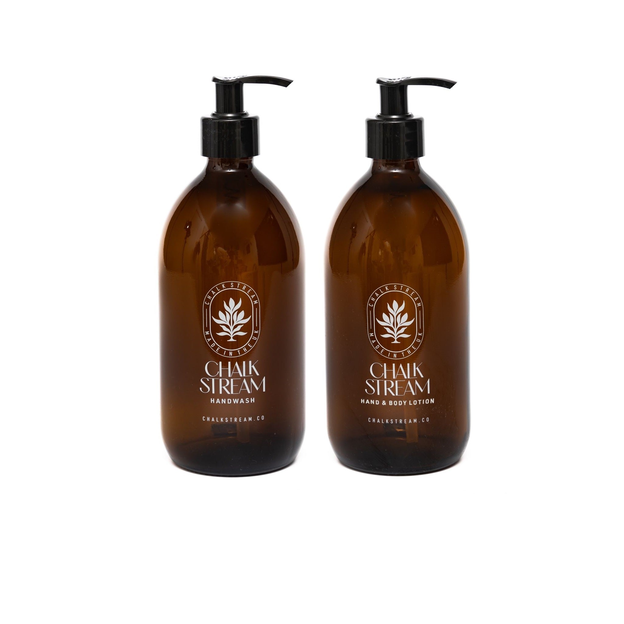 Aloe & Watercress Hand Wash with Hand & Body Lotion Set – Chalk Stream