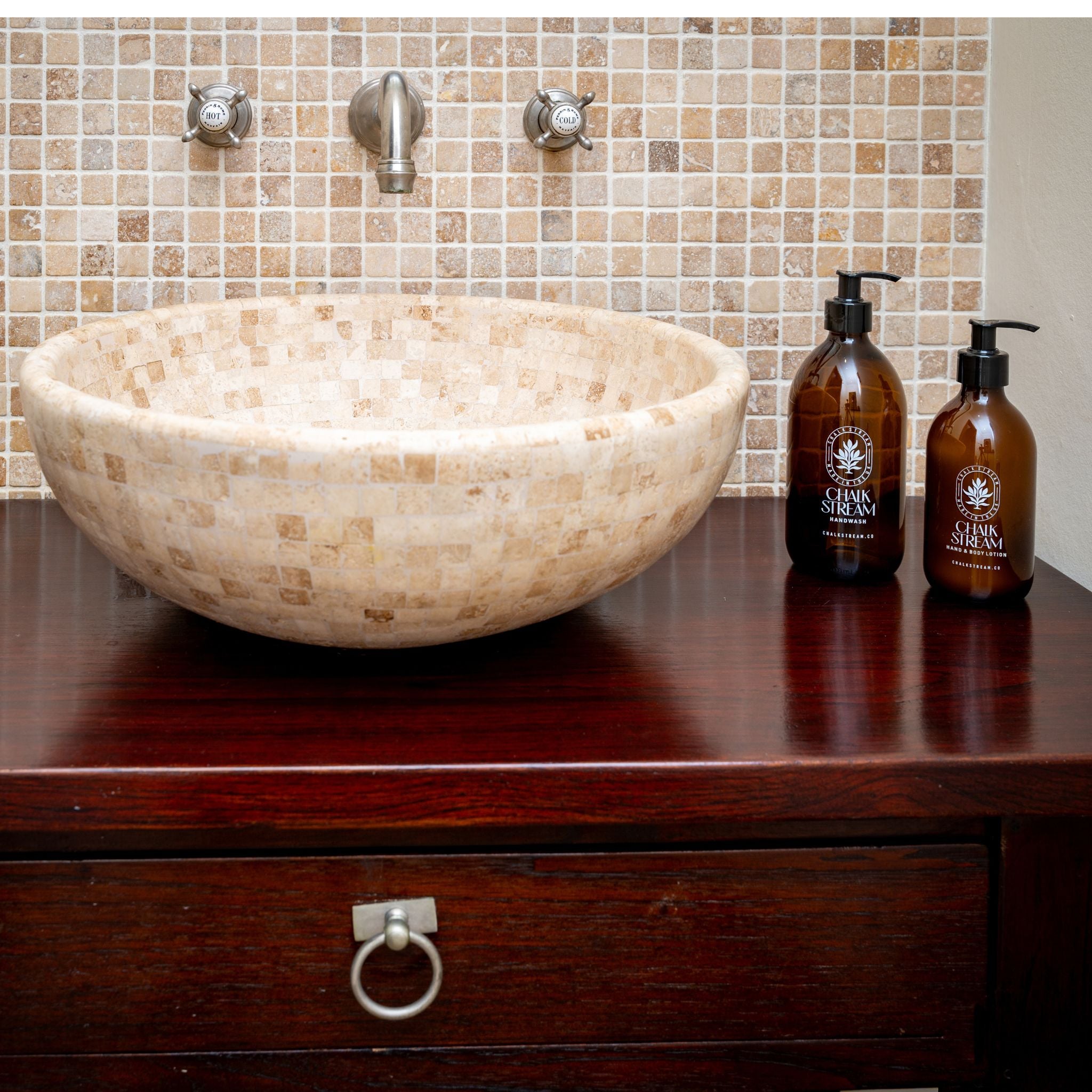 Aloe & Watercress Hand Wash with Hand & Body Lotion Set – Chalk Stream